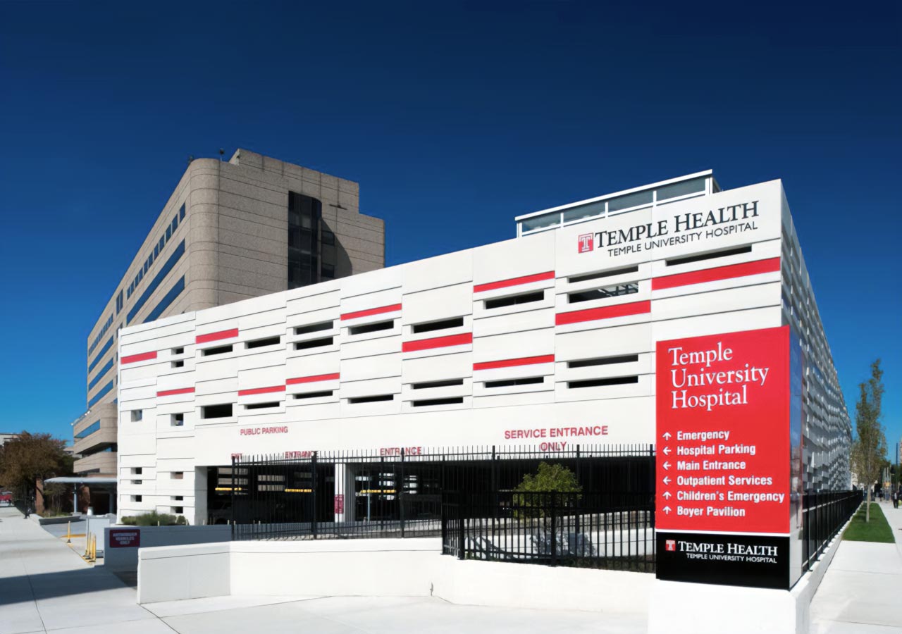 Temple University Health System Parking Structure - Metromont